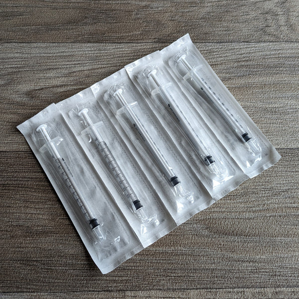 1ml syringes for syringe feeding (Pack of 5x) – Everything Bunny Rabbit