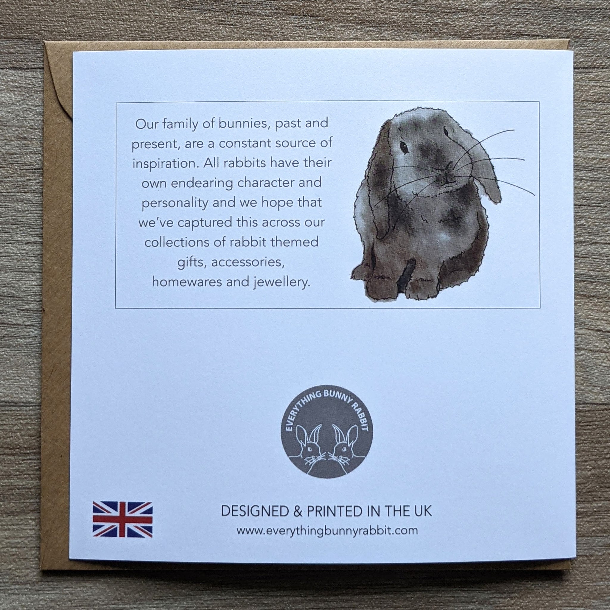 Rabbit Birthday Card - Presents – Everything Bunny Rabbit